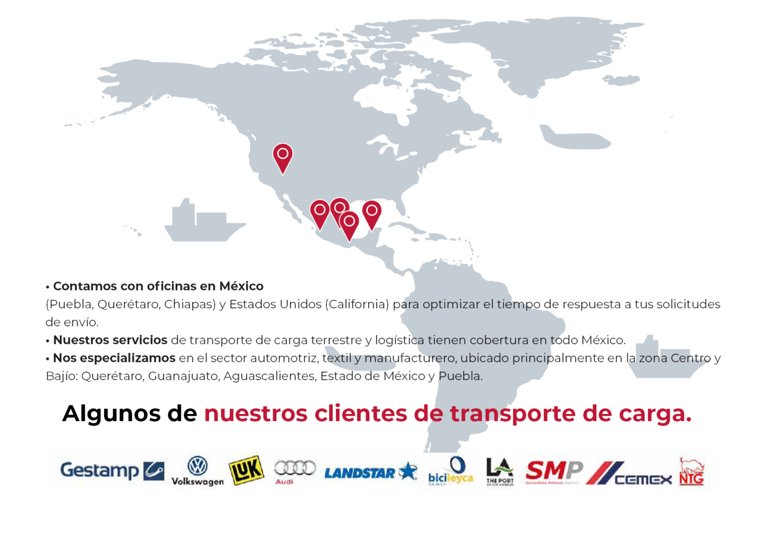 Transporte de carga terrestre – Transportes Niu